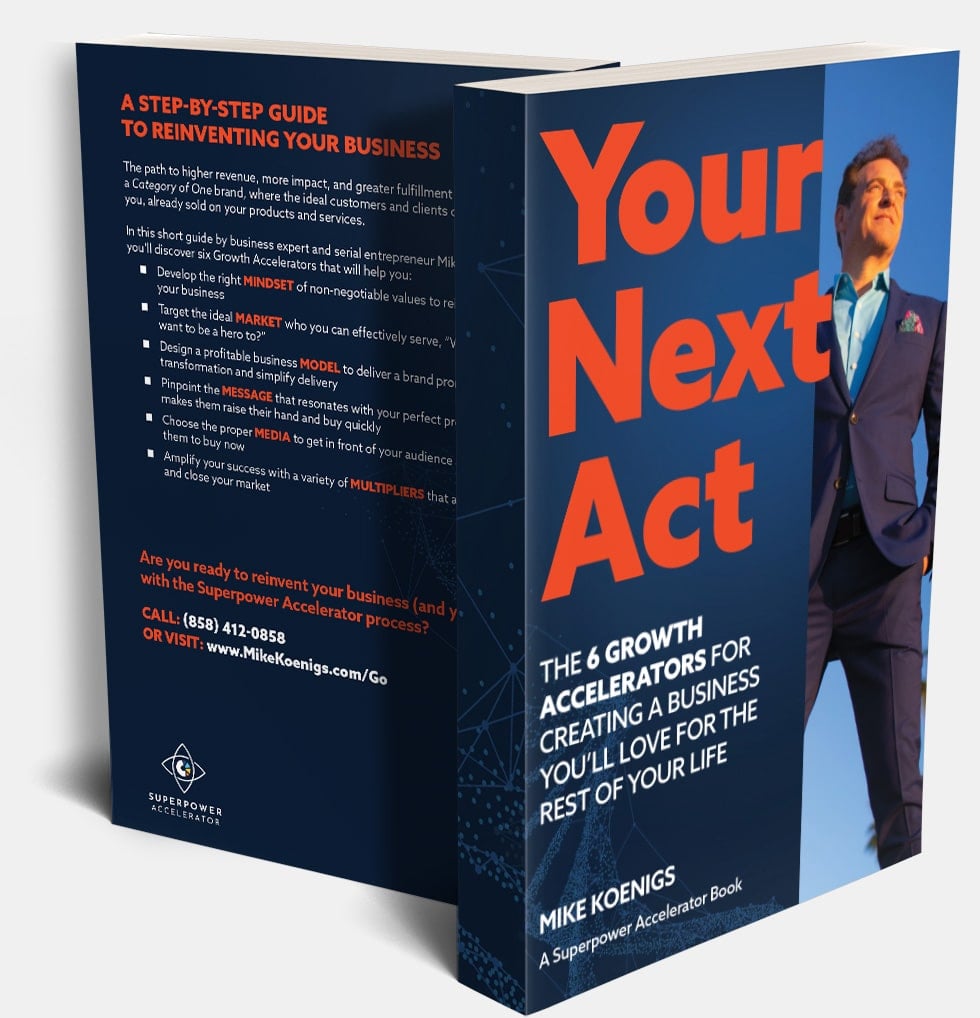Get Free Your Next Act Book PDF - Mike Koenigs